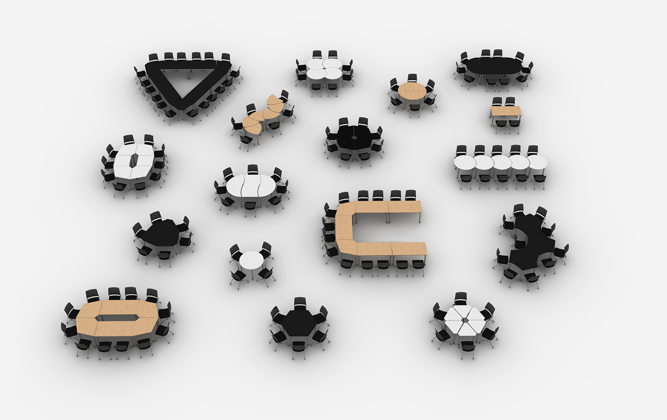 Versatilis | Custom Table Design System, Any Shape & Size | Muzo