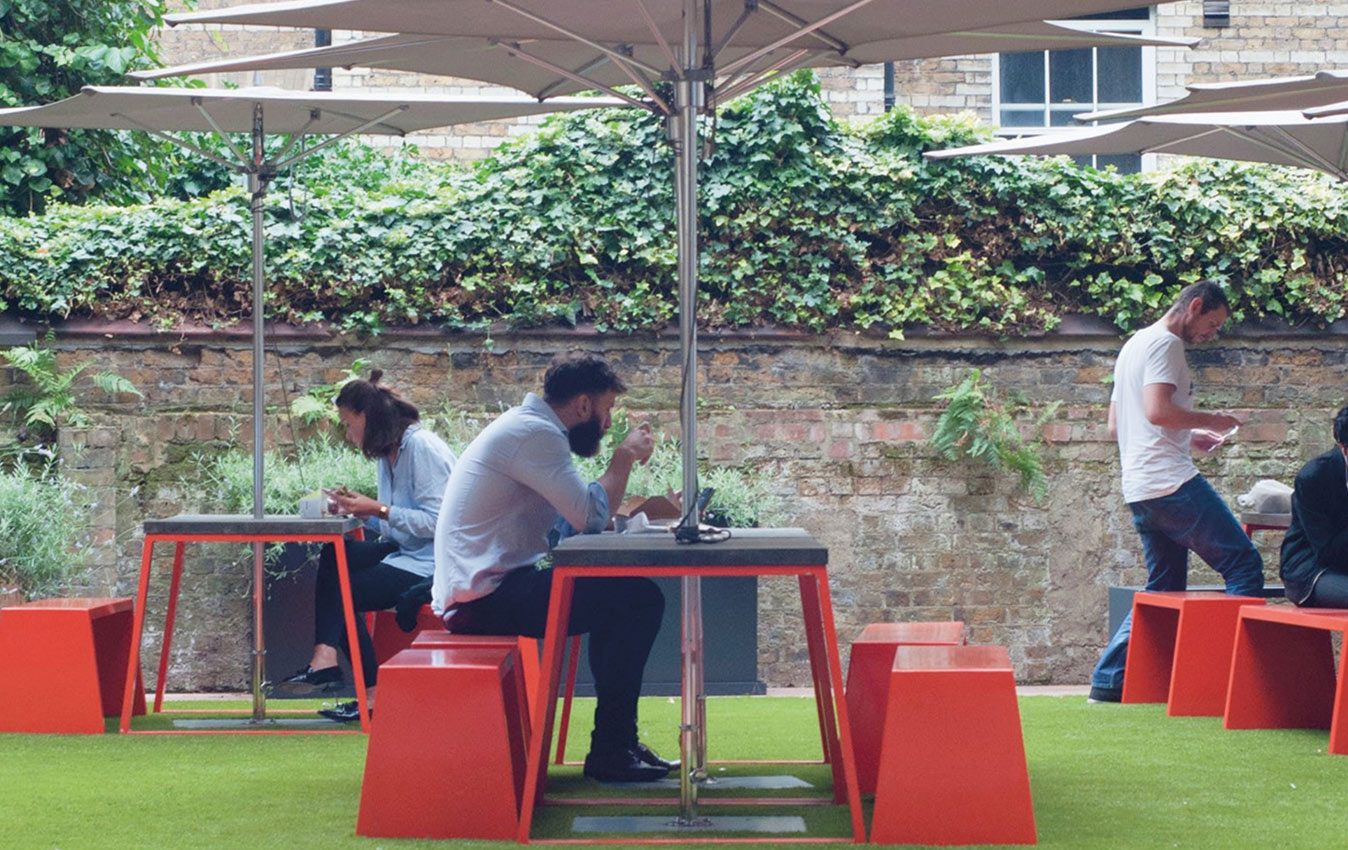 Block | Robust & Colorful Indoor and Outdoor Table & Bench | Muzo