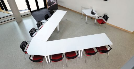 Kite | Folding Office Tables, Easy To Move, Nest & Store | Muzo