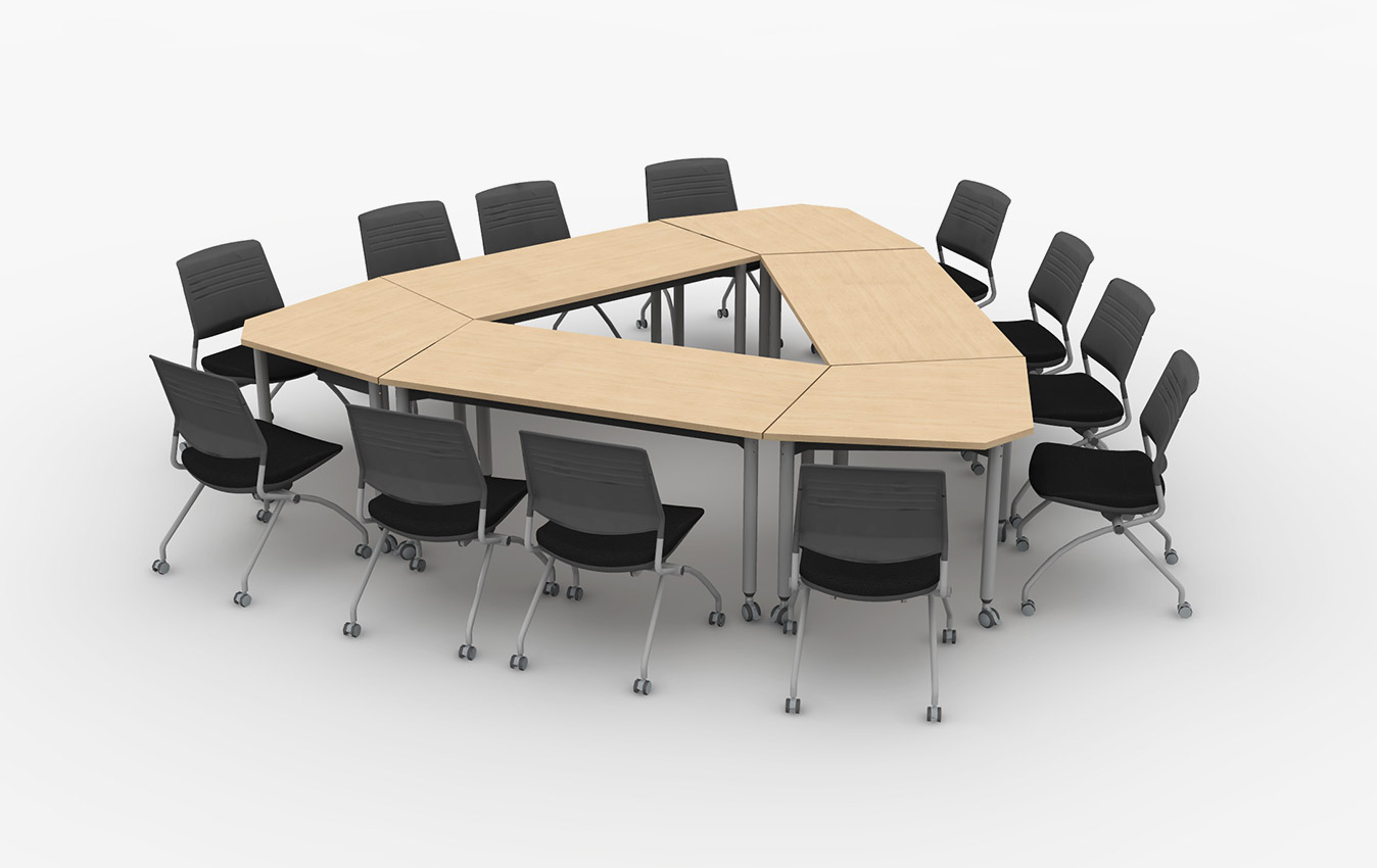 Kite | Folding Office Tables, Easy To Move, Nest & Store | Muzo