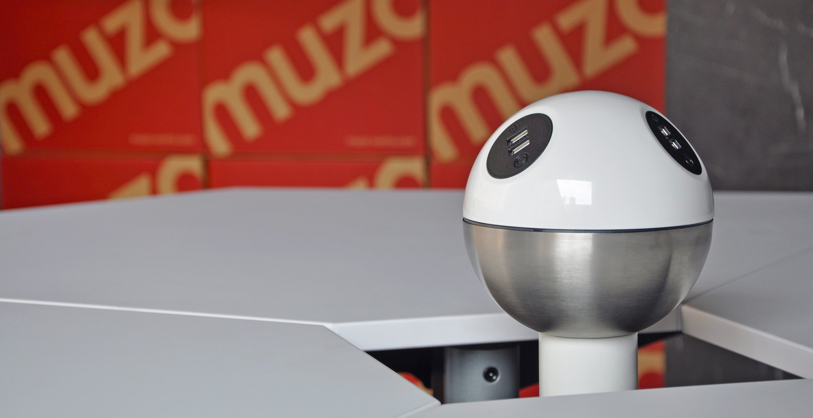 Powerball | Standing Charging Station With USB & USB-C | Muzo