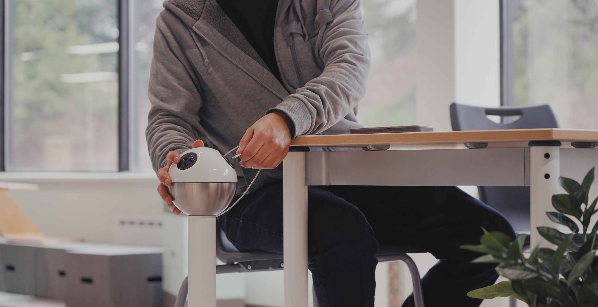 Powerball | Standing Charging Station With USB & USB-C | Muzo