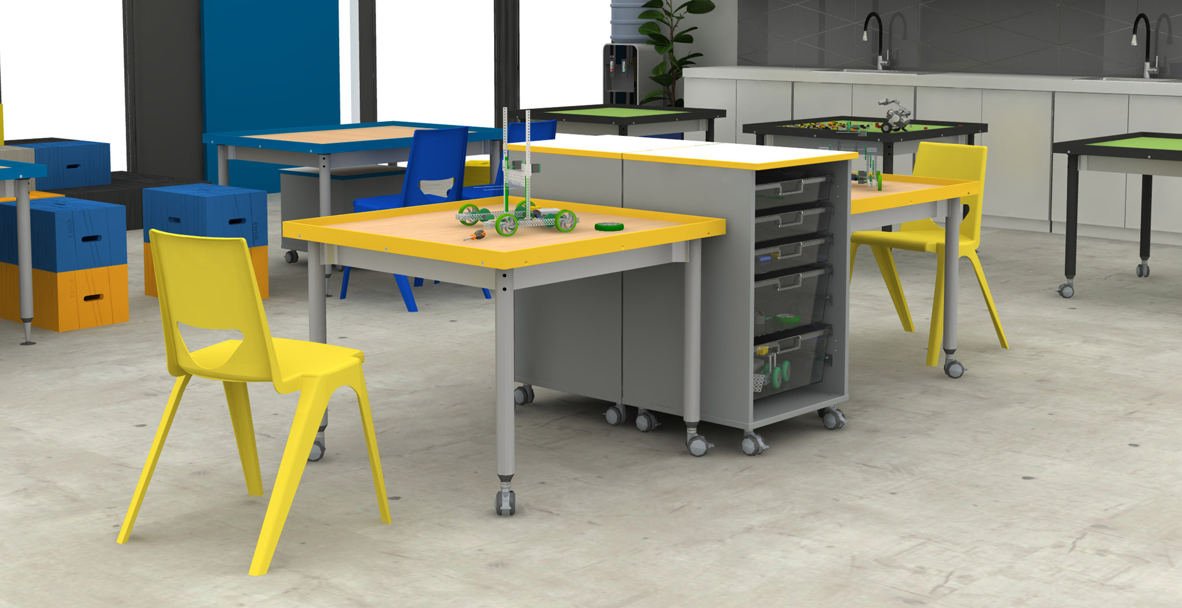 Versatilis Bot Builder | A Dynamic, Mobile Floor Table System | Muzo