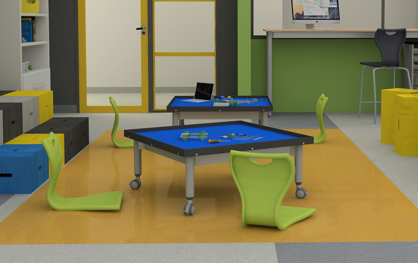 Versatilis Bot Builder | A Dynamic, Mobile Floor Table System | Muzo